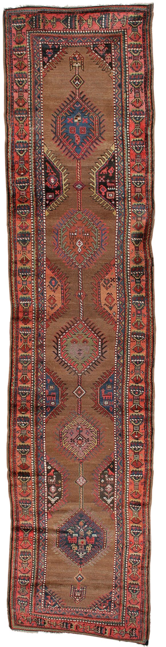 Bonhams : A Meshkin runner North West Persia, 13 ft 9 in x 3 ft 1 in ...