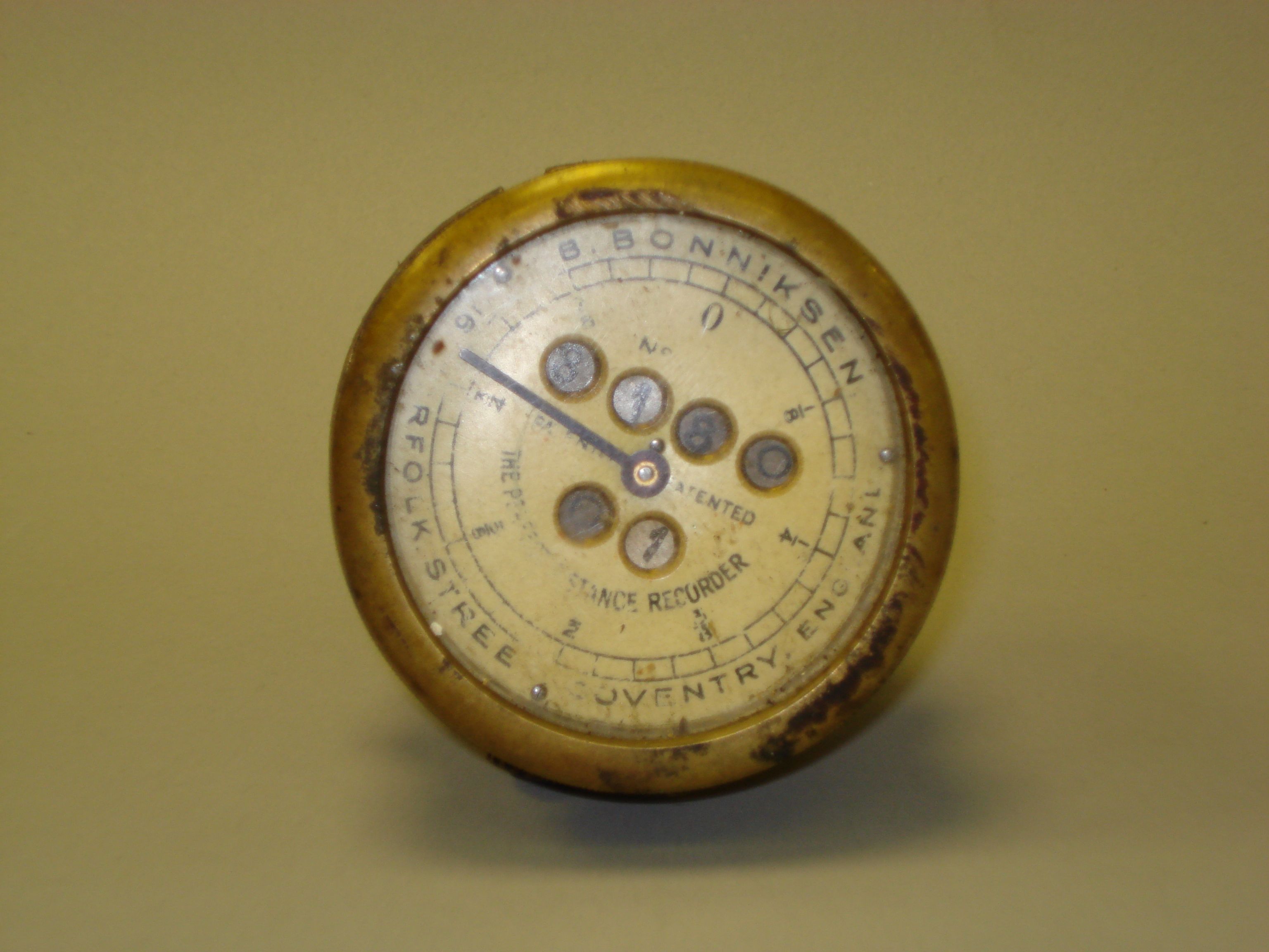 Bonhams Cars : A Bonniksen Perfect Distance Recorder,