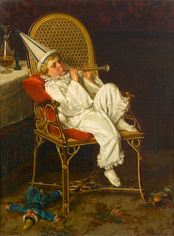 Bonhams : Emil Otto Grundmann (German, 1844-1890) The Clown