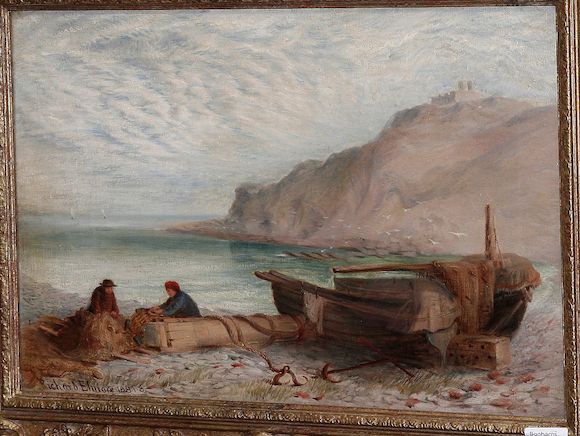 Bonhams : Richard Elmore (British, active 1882-1886) The Day's Catch 34 ...