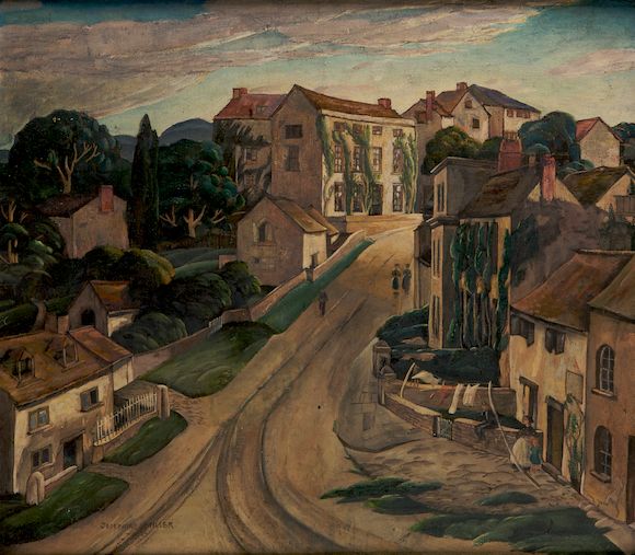 Bonhams : Josephine Haswell Miller, ARSA (British, 1890-1975) 'Village ...