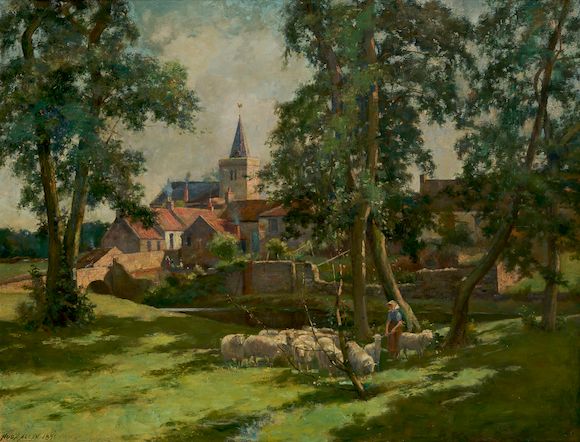 Bonhams : Hugh Allan (British, 1862-1909) Leuchars, Fife