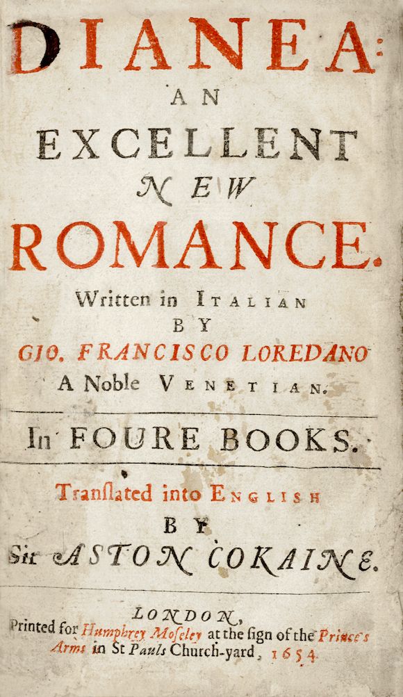 Bonhams : LOREDANO (GIANFRANCESCO) Dianea An Excellent New Romance ...