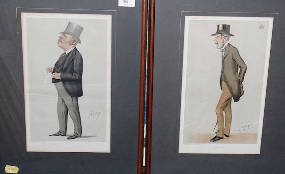 Bonhams : A collection of thirty Vanity Fair lithographs by Spy
