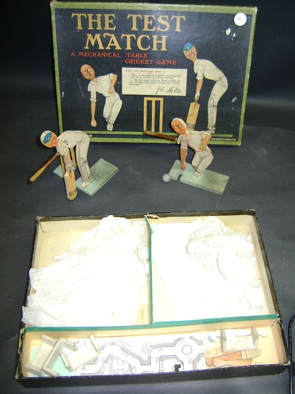 Bonhams : The Test Match - a mechanical table cricket game