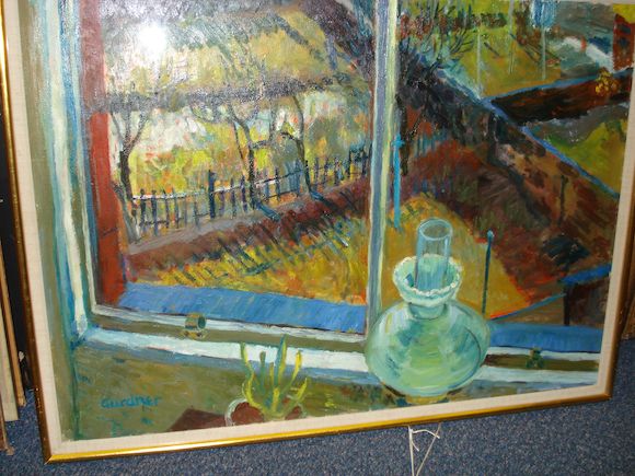 Bonhams : Alexandra Gardner (British, 1946) View from the artist's ...