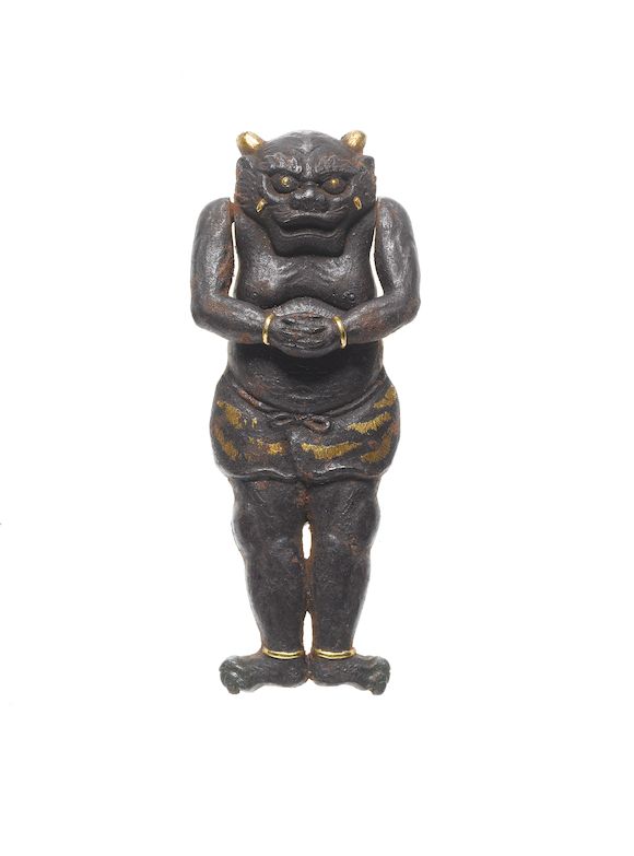 Bonhams : An iron kanagu Late Edo Period