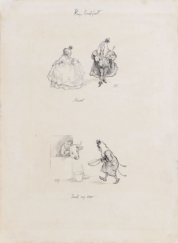 Bonhams : Ernest H. Shepard (British, 1879-1976) King's breakfast ...