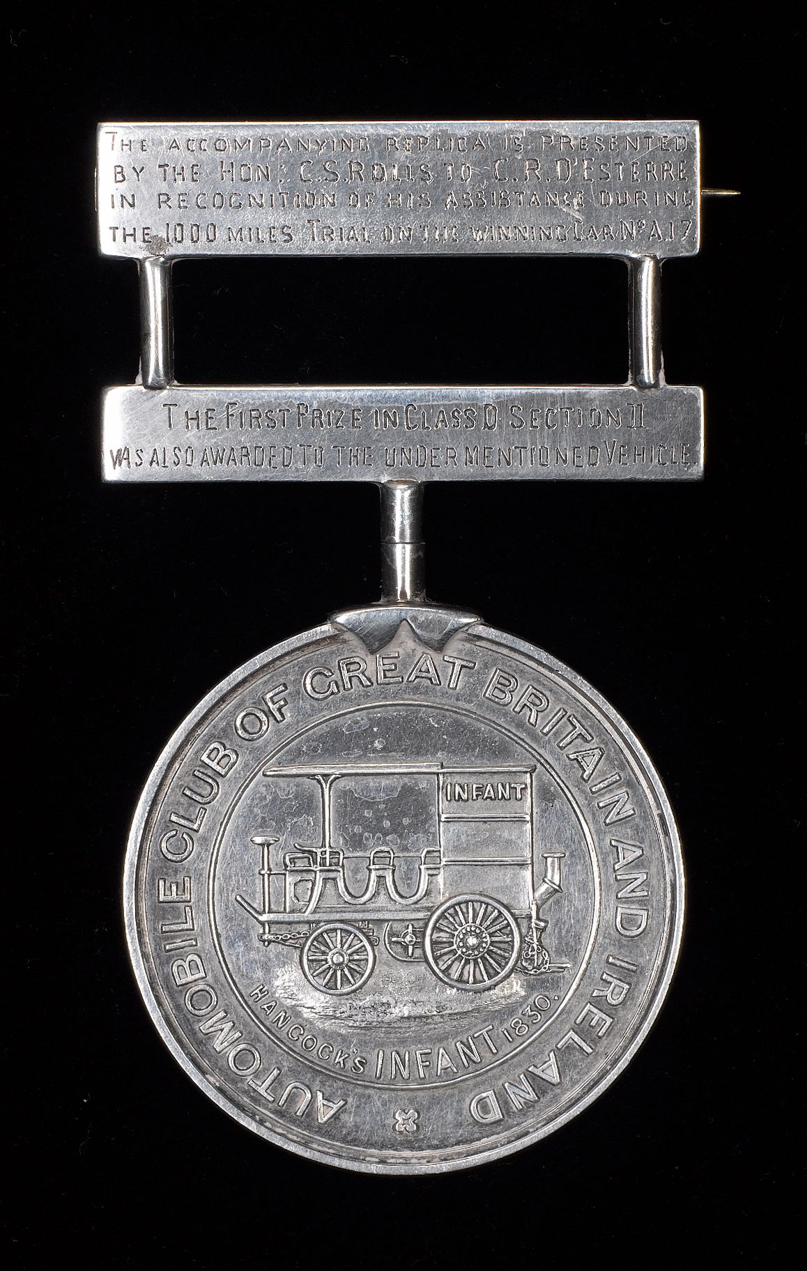 Bonhams Cars : A '1000 Miles Trial' Automobile Club replica medal ...