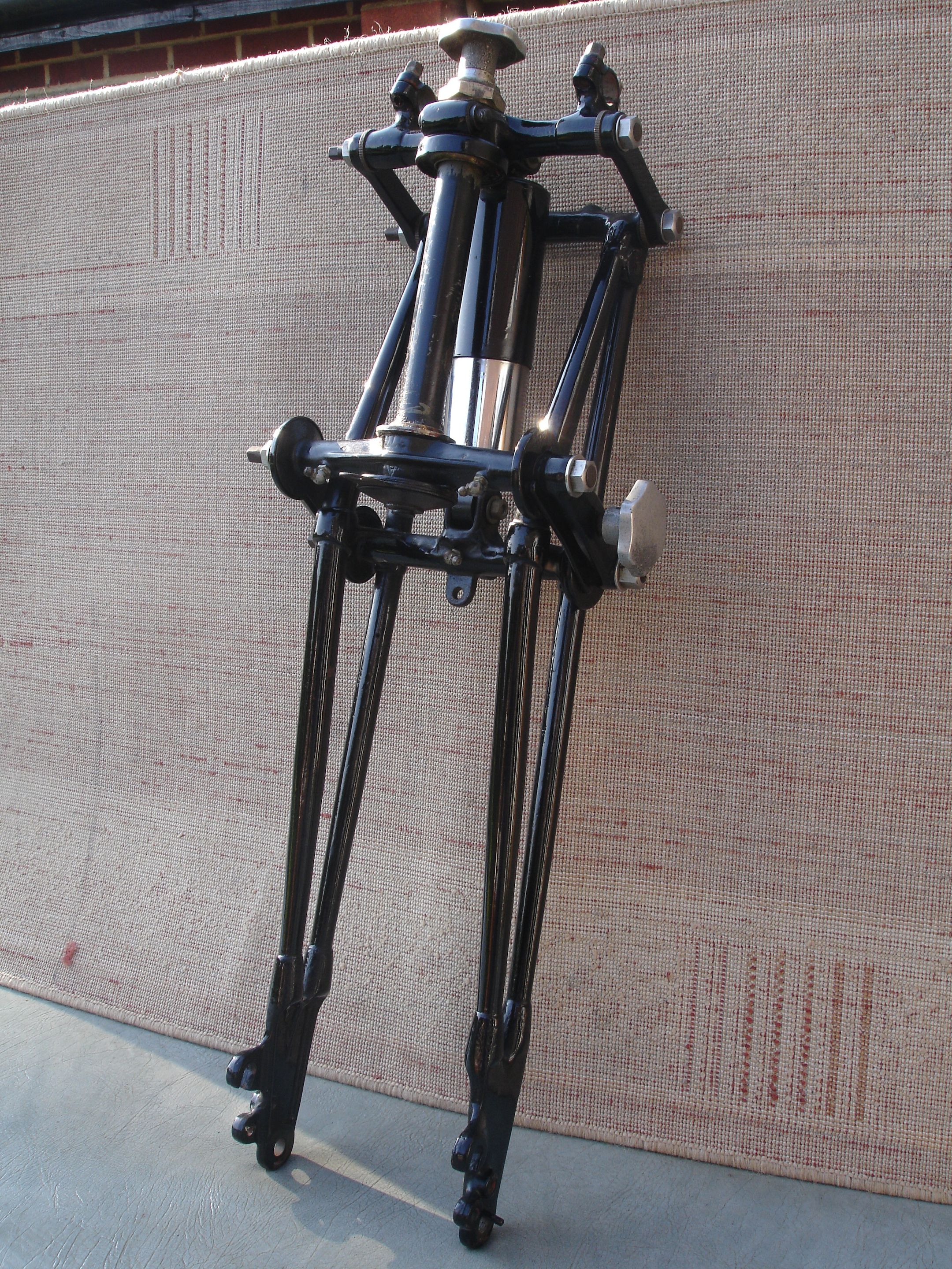 Bonhams Cars : A set of Vincent Girdraulic front forks,