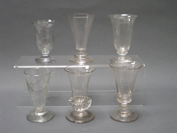 Bonhams Five Various Jelly Glasses And A Dwarf Ale Glass Circa 1820