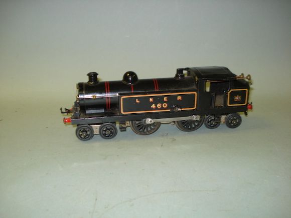 Bonhams : Hornby Series No.2 clockwork 4-4-4 LNER tank engine No 460