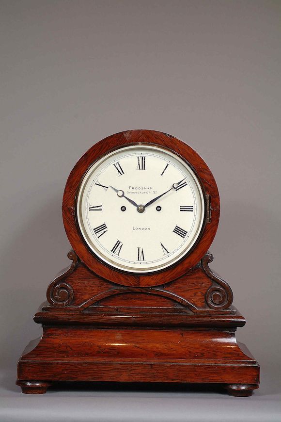 Bonhams : A good mid 19th Century rosewood bracket clock Frodsham ...