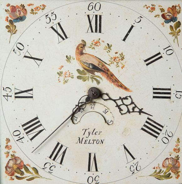 Bonhams : Tyler, Melton A mid 19th century Mahogany longcase clock