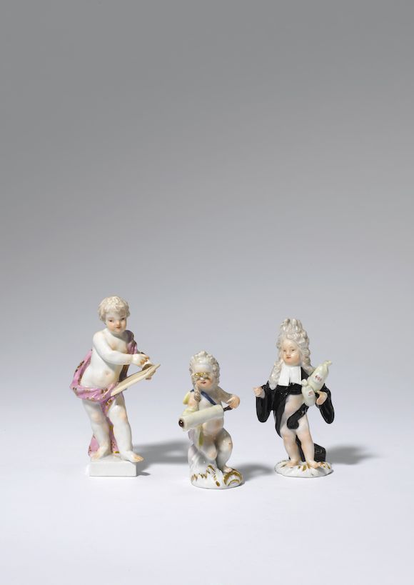 Bonhams : A Meissen figure of a putto from the Warsaw Hofkonditoreri ...