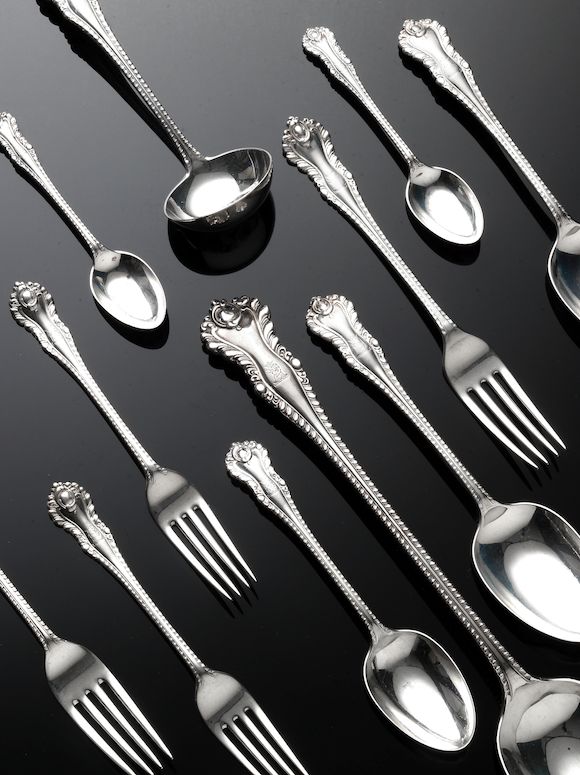 Bonhams : A silver canteen for thirty place settings, by H. Atkins ...