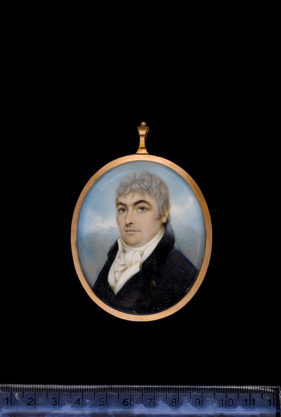 Bonhams : Nathaniel Plimer (British, 1751-1822) A Gentleman, wearing ...
