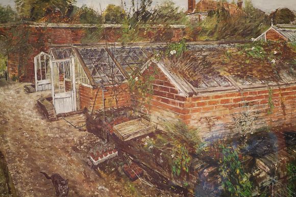 Bonhams : Olwyn Bowey RA (British, born 1936) 'Walled Garden'