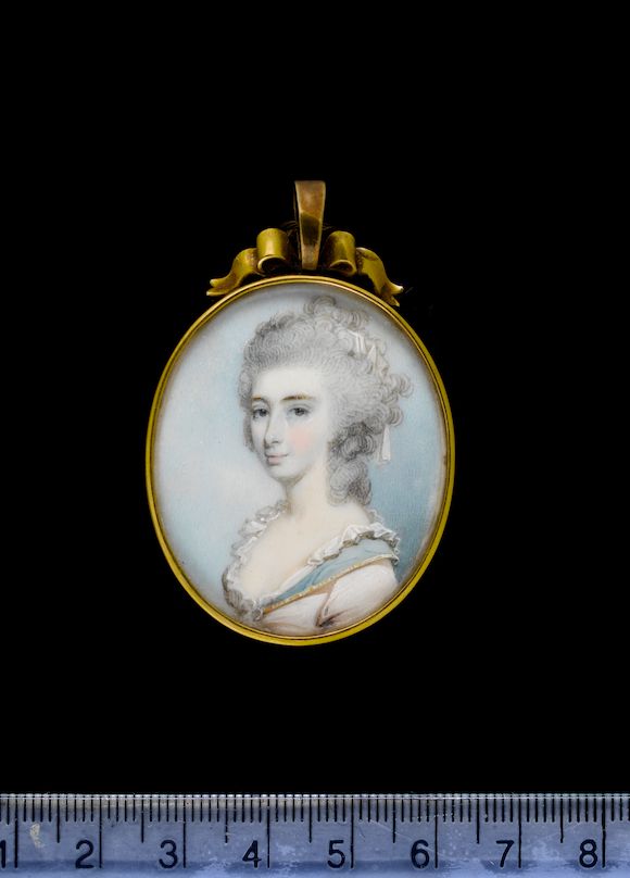 Bonhams : George Engleheart (British, 1750/3-1829) Lady Elizabeth ...
