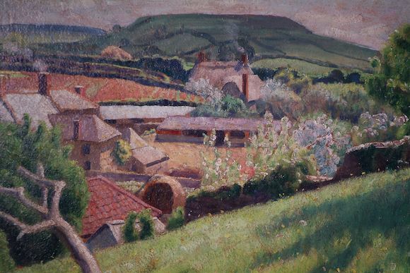 Bonhams : Ernest Proctor (British, 1886-1935) "Shipton Hill, Dorset",