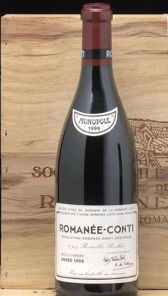 Bonhams : Romanee Conti 1999, (1)