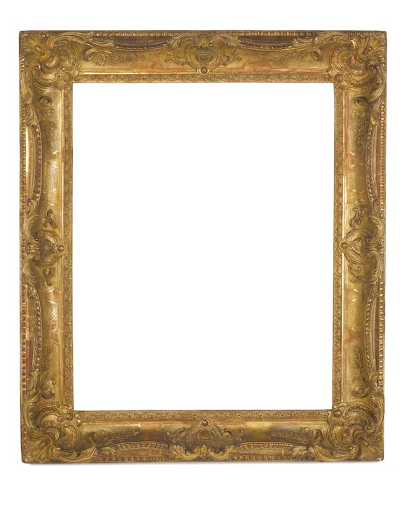 Bonhams : A French Transitional carved and gilded frame