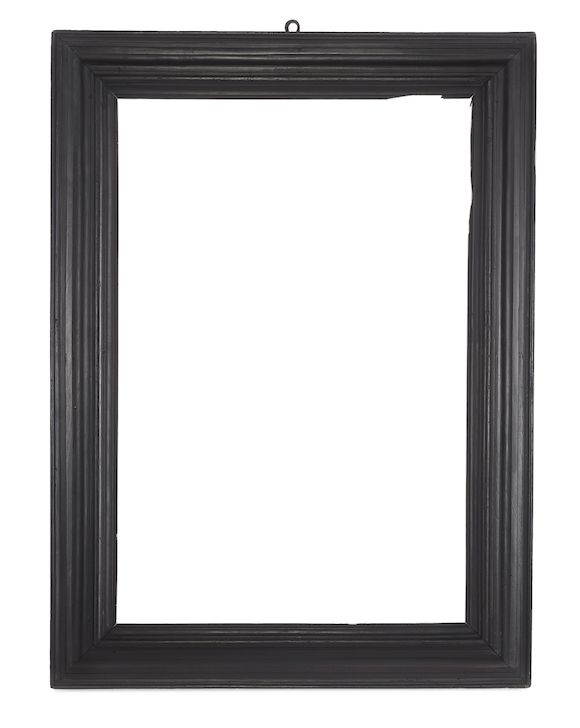 Bonhams : An Italian 17th Century ebonised moulding frame