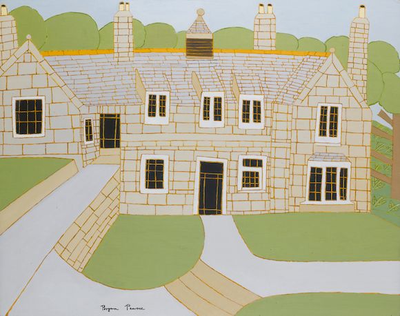 Bonhams : Bryan Pearce (British, 1929-2006) Little Park Owles 56 x 70.5 ...