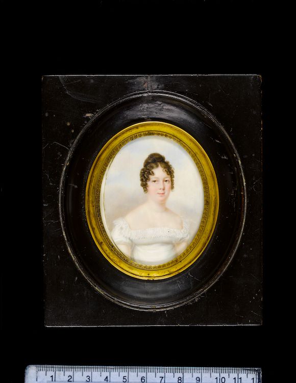Bonhams : School of Jean-Baptiste Isabey (French, 1767-1855) Lady ...