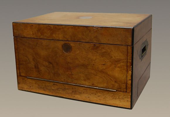 Bonhams : A 19th Century walnut writing box