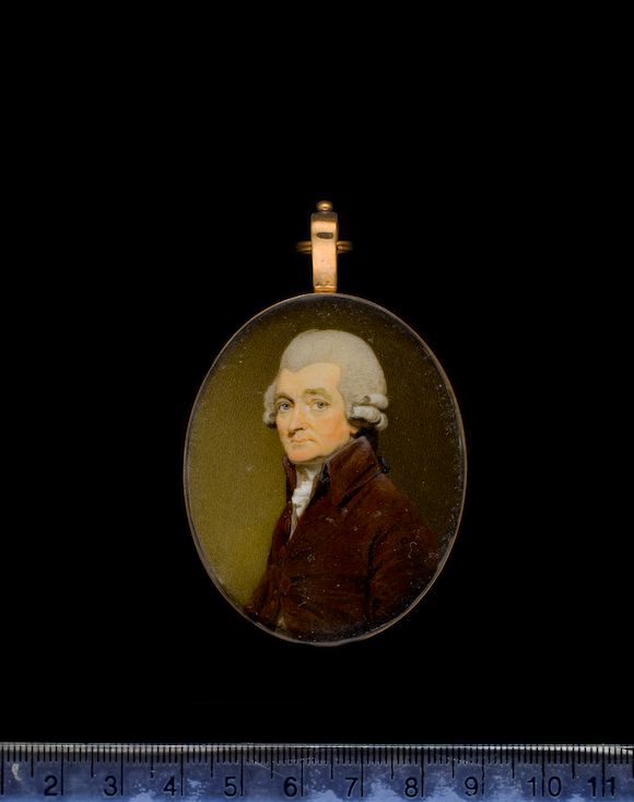 Bonhams : Henry Edridge (British, 1769-1821) Edward Jeffries, wearing ...