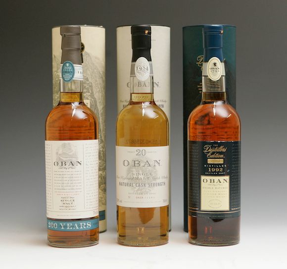 Bonhams : Oban-20 year old Oban Bicentenary-14 year old Oban -1992