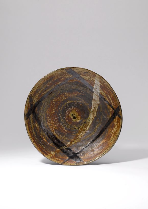 Bonhams : Janet Leach (American, 1918-1997) a large Dish, circa 1980 ...