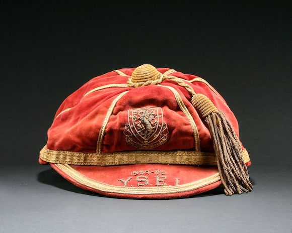 Bonhams : Welsh International Cap awarded to John Charles in 1954/55