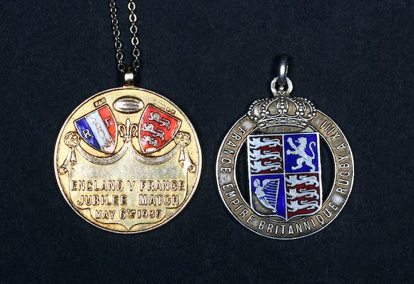 Bonhams : Hector Arthur Gee (Wigan) 1935 rugby league international medals