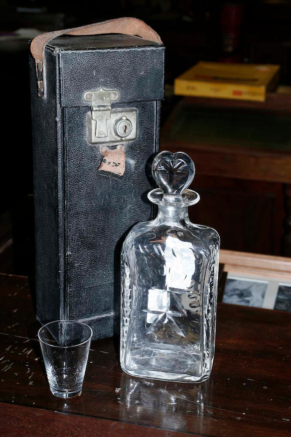 Bonhams An Early 20th Century Cased Decanter And Glass