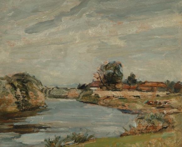 Bonhams : Florence Adelina Hess (British, 1891-1974) "Grayling Pool"