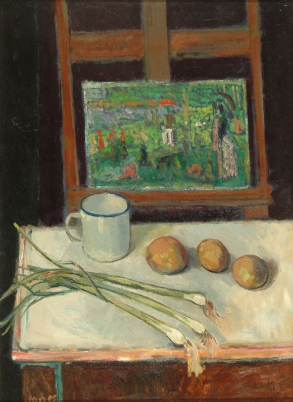 Bonhams : John Edward Jones (British, born 1926) 'Seurat & Onions'