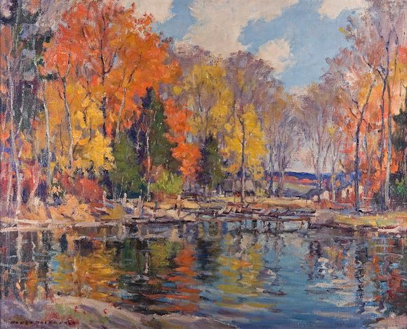 Bonhams : Manly Edward MacDonald, RCA, OSA (Canadian, 1889-1971) Autumn ...