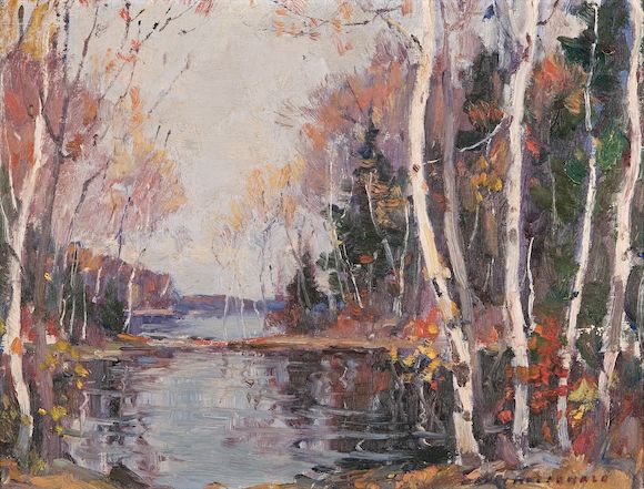 Bonhams : Manly Edward MacDonald, RCA, OSA (Canadian, 1889-1971) Tree ...