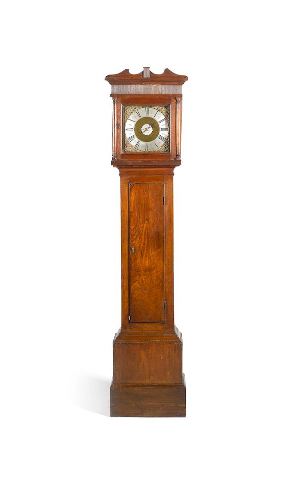 Bonhams : A mid 18th century oak 30-hour longcase clock Seymour, Wantage