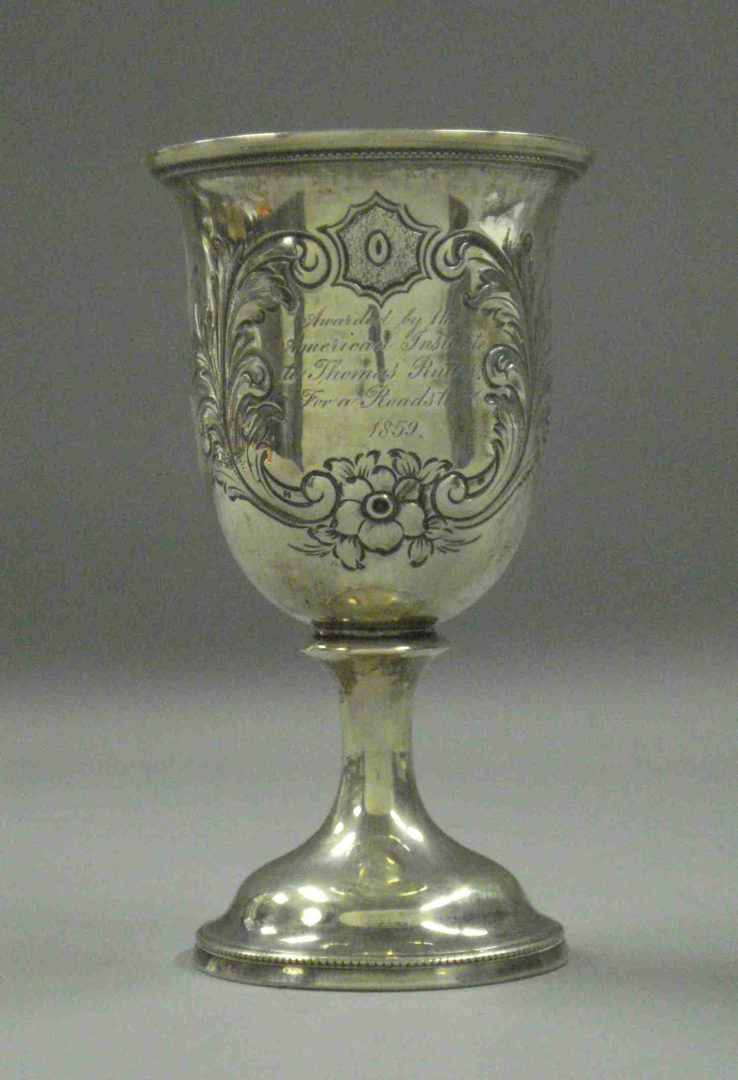 Bonhams Cars : A cup awarded to Thomas Rutter for constructing a ...