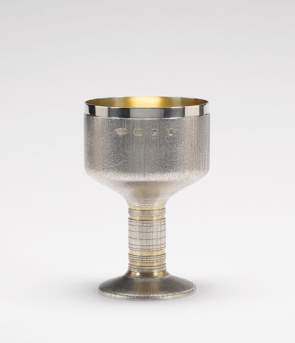 Bonhams : CHRISTOPHER NIGEL LAWRENCE: A cased silver and silver-gilt ...