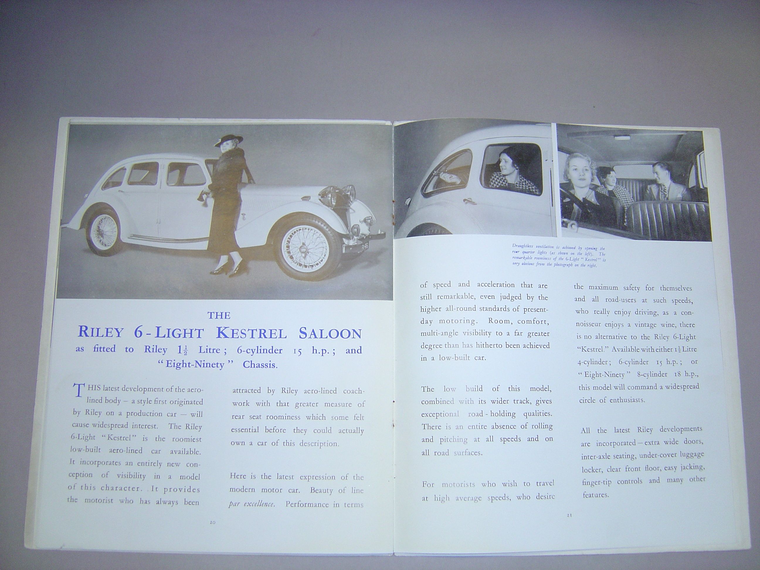 Bonhams Cars : A Riley cars brochure,