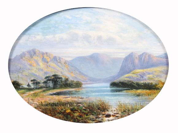 Bonhams : John Gunson Atkinson (British, 1863-1924) 'A Mountain Lake ...