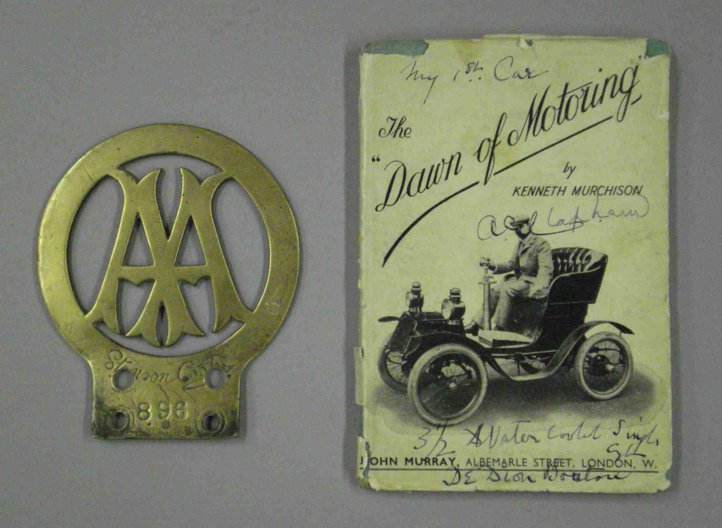 Bonhams Cars : An early AA badge originally the property of pioneer ...