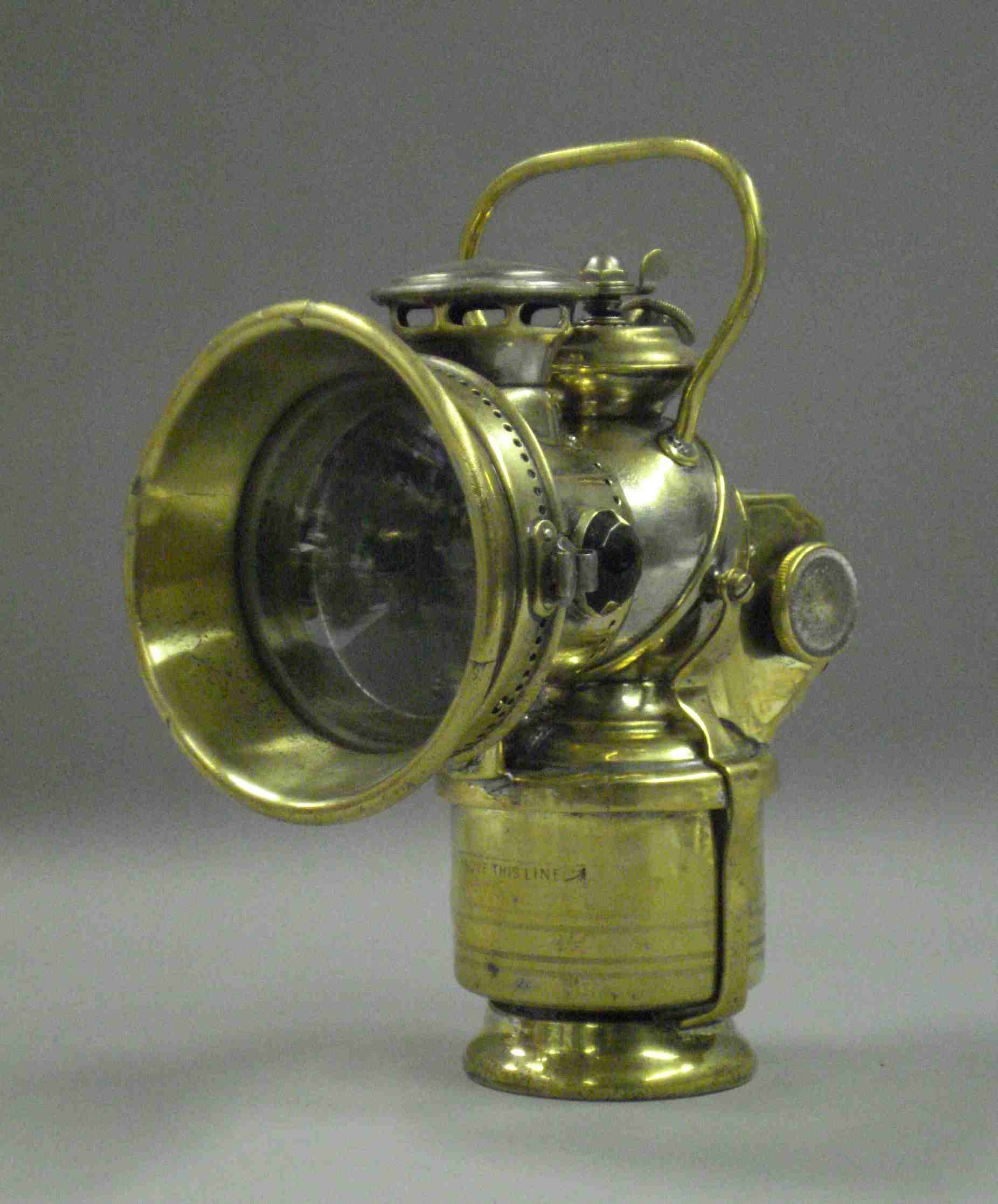 Bonhams Cars : A Lucas Motor Acetyphote self-generating acetylene lamp ...