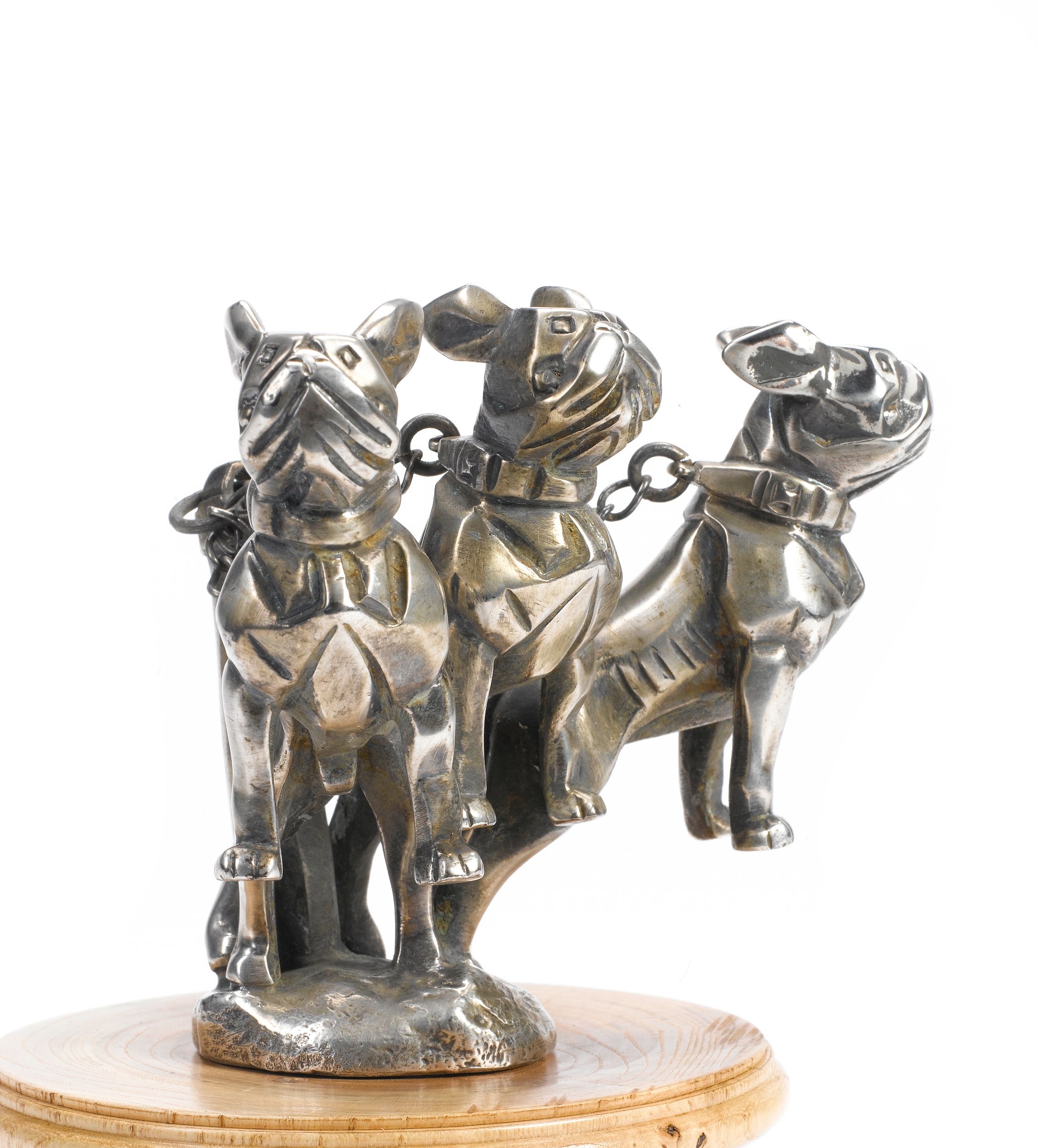 Bonhams Cars : A good 'Three Bulldogs on Chains' mascot by Marvel ...