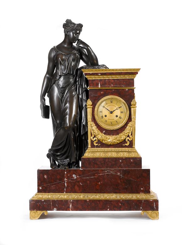 Bonhams : An impressive French Empire gilt and patinated bronze, Rouge ...