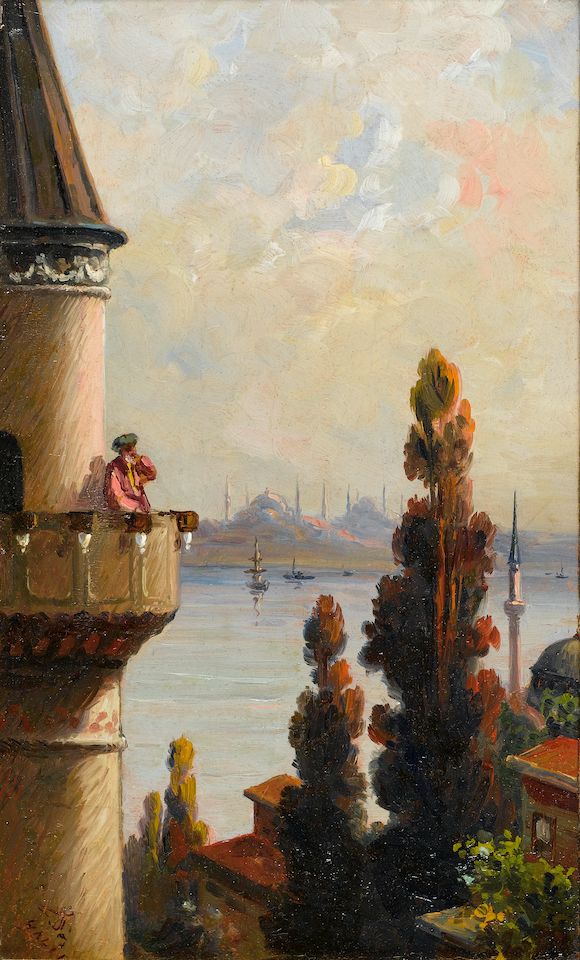Bonhams : Halil Pacha (Turkish, 1857-died circa 1939) The call of the ...